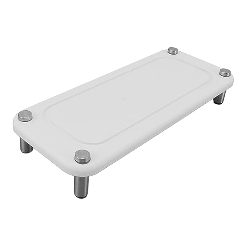 jerss Diatomaceous Earth Sink Tray Hotel for Organizer with Bathroom Washing Table Riser for Holder for Cup for Holder Diatomaceous Earth Under Sink Organizers (White)