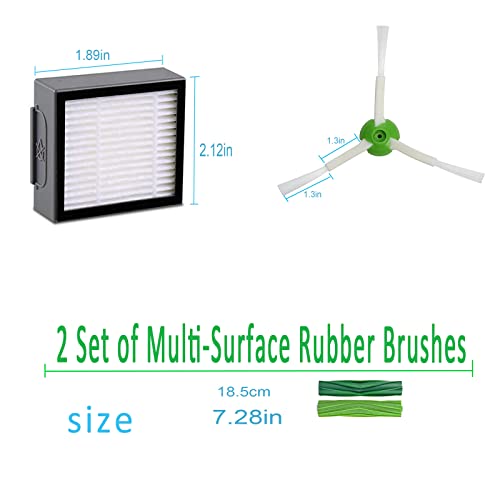 Replacement Parts accessories Compatible for iRobot Roomba i3 i3+ i4 i6 i6+ i7 i7+ i8 i8+/Plus E5 E6 E7 I,E &J Series Vacuum Cleaner irobot roomba replacement parts