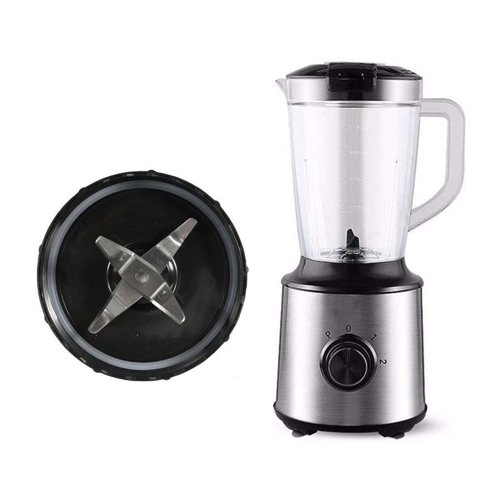 7 Fins Ninja Blender Replacement Blade for Nutri Ninja Auto iQ Ninja Parts Accessories Replacement Cups BL482 BL642 NN102 BL682 BL2013 Series Blenders with Rubber Gasket