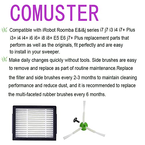 Replacement Parts accessories Compatible for iRobot Roomba i3 i3+ i4 i6 i6+ i7 i7+ i8 i8+/Plus E5 E6 E7 I,E &J Series Vacuum Cleaner irobot roomba replacement parts