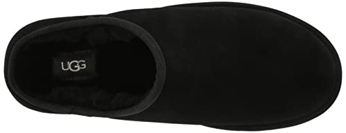 UGG Men's Classic Slip-On Slipper, Black, 8