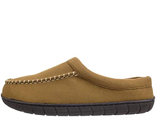 DOCKERS Men's Christopher Classic Casual Roll Collar Clog Slippers, Size 8 to 13 (Tan Rugged, Numeric_9_Point_5)