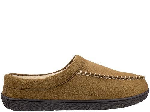 DOCKERS Men's Christopher Classic Casual Roll Collar Clog Slippers, Size 8 to 13 (Tan Rugged, Numeric_9_Point_5)