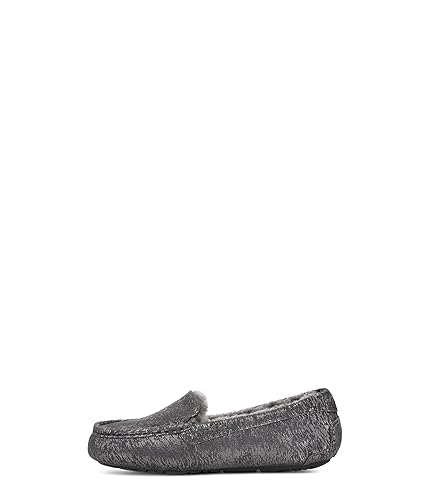 UGG Women's Ansley Matte Marble Slipper, Dark Grey, 9