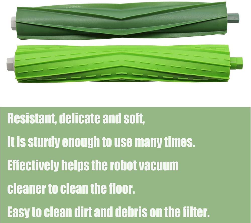 MIXEAL Replacement Parts Kit Compatible for iRobot Roomba i7 i7+ i3 i3+ i4 i4+ i5 i5+ i6 i6+ i8 i8+ j7 j7+/Plus j8 j8+ E5 E6 E7 Robot Vacuum,2 Multi-Surface Brushes &6 HEPA Filters &10 Side Brushes