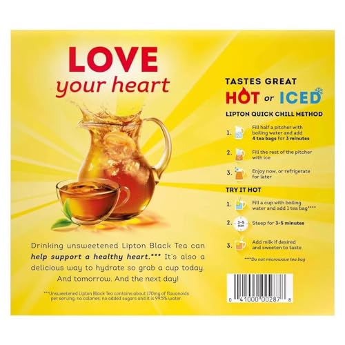 Lipton Black Tea, Loose, 1/2 pound Boxes (Pack of 6)