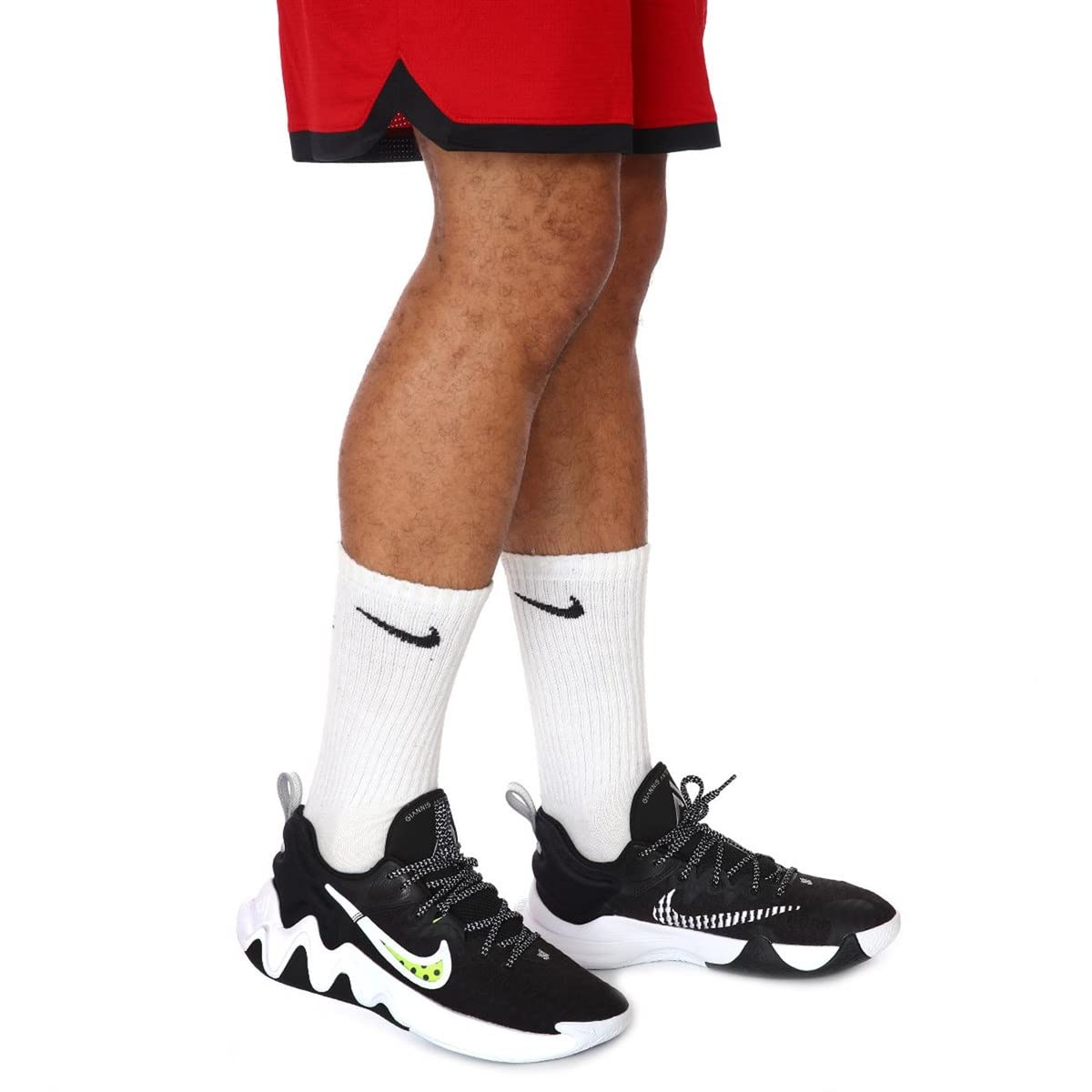 Nike Giannis Immortality Mens Basketball Trainers CZ4099 Sneakers Shoes (UK 7 US 8 EU 41, Black White Wolf Grey 010)