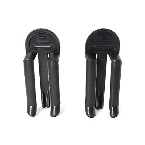 RLECS 10pcs Practical Garbage Can Clip Garbage Basket PP Plastic Waste Can Trash Bag Clamp 3.35x1.26 Inch