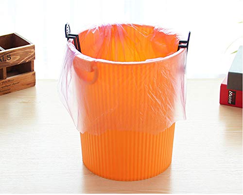 RLECS 10pcs Practical Garbage Can Clip Garbage Basket PP Plastic Waste Can Trash Bag Clamp 3.35x1.26 Inch
