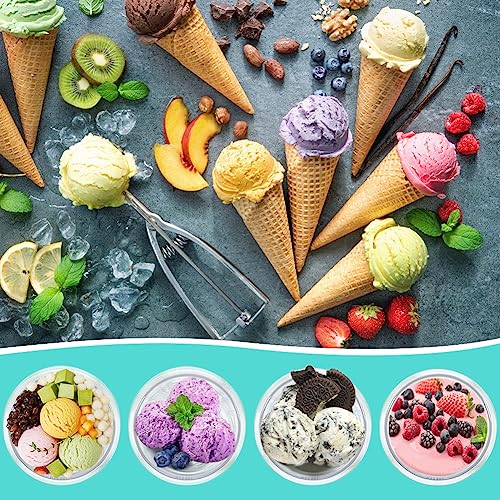 YQL 24oz Containers Replacement for Ninja Creami Deluxe Pints and Lids,Compatible with Ninja NC501 NC500 Series Creami Deluxe ice Cream Makers Dishwasher Safe(2 Pack)