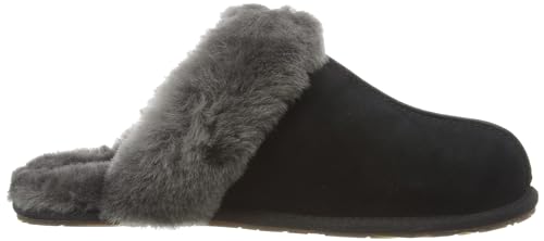 UGG Women's Scuffette Ii Slipper, Black/Grey, 10