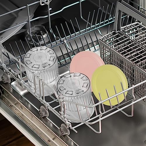YQL 24oz Containers Replacement for Ninja Creami Deluxe Pints and Lids,Compatible with Ninja NC501 NC500 Series Creami Deluxe ice Cream Makers Dishwasher Safe(2 Pack)
