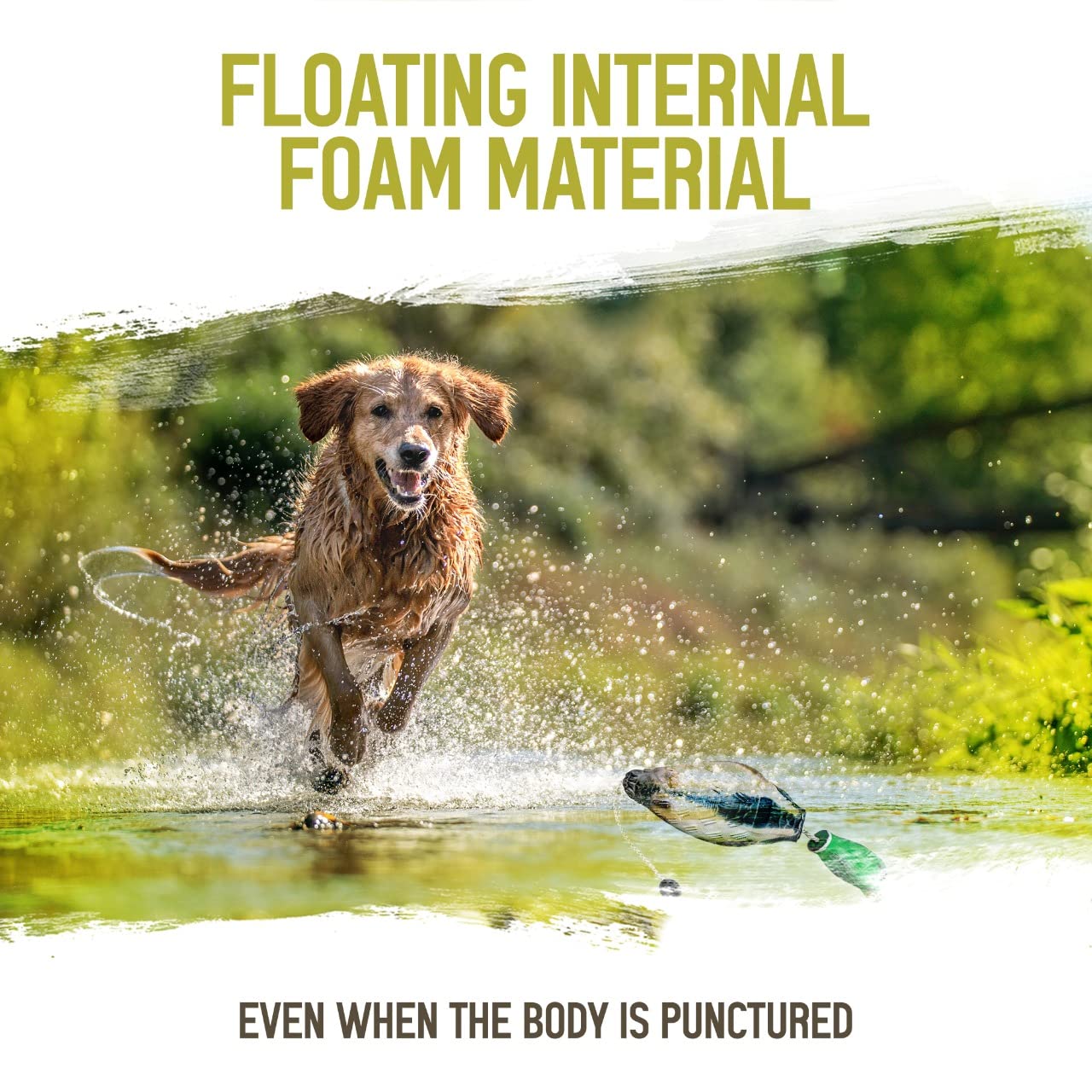 HuntEmUp Ultimate Duck Dog Training Dummy - Retriever Fowl Dead Mallard - Ideal for Effective Retrieving Training