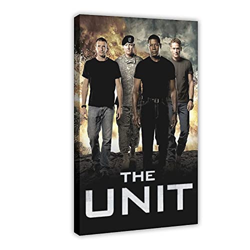 The Unit TV Series Poster Classic Restaurant Corridor Decoration 3 Canvas Poster Wall Art Decor Print Picture Paintings for Living Room Bedroom Decoration Frame:12×18inch(30×45cm)