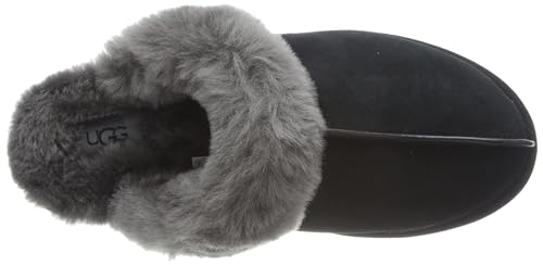 UGG Women's Scuffette Ii Slipper, Black/Grey, 08