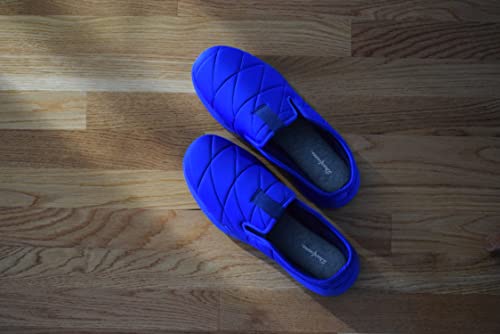 Dearfoams Men's Andy Water Resistant Lightweight Clog Slipper, Ocean Blue, 11-12