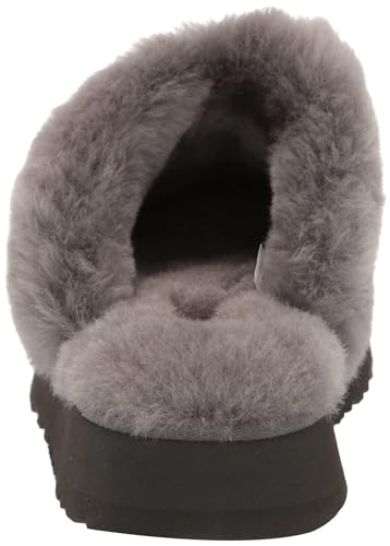 UGG Women's Disquette Slipper, Charcoal, 6