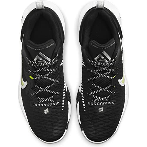 Nike Giannis Immortality Mens Basketball Trainers CZ4099 Sneakers Shoes (UK 9 US 10 EU 44, Black White Wolf Grey 010)