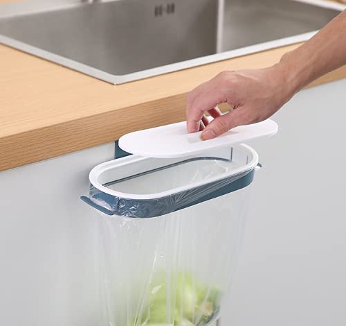Hangable Trash Rack Cabinet Door Rack Kitchen Trash can Storage Rack Household Wall Bracket Hook