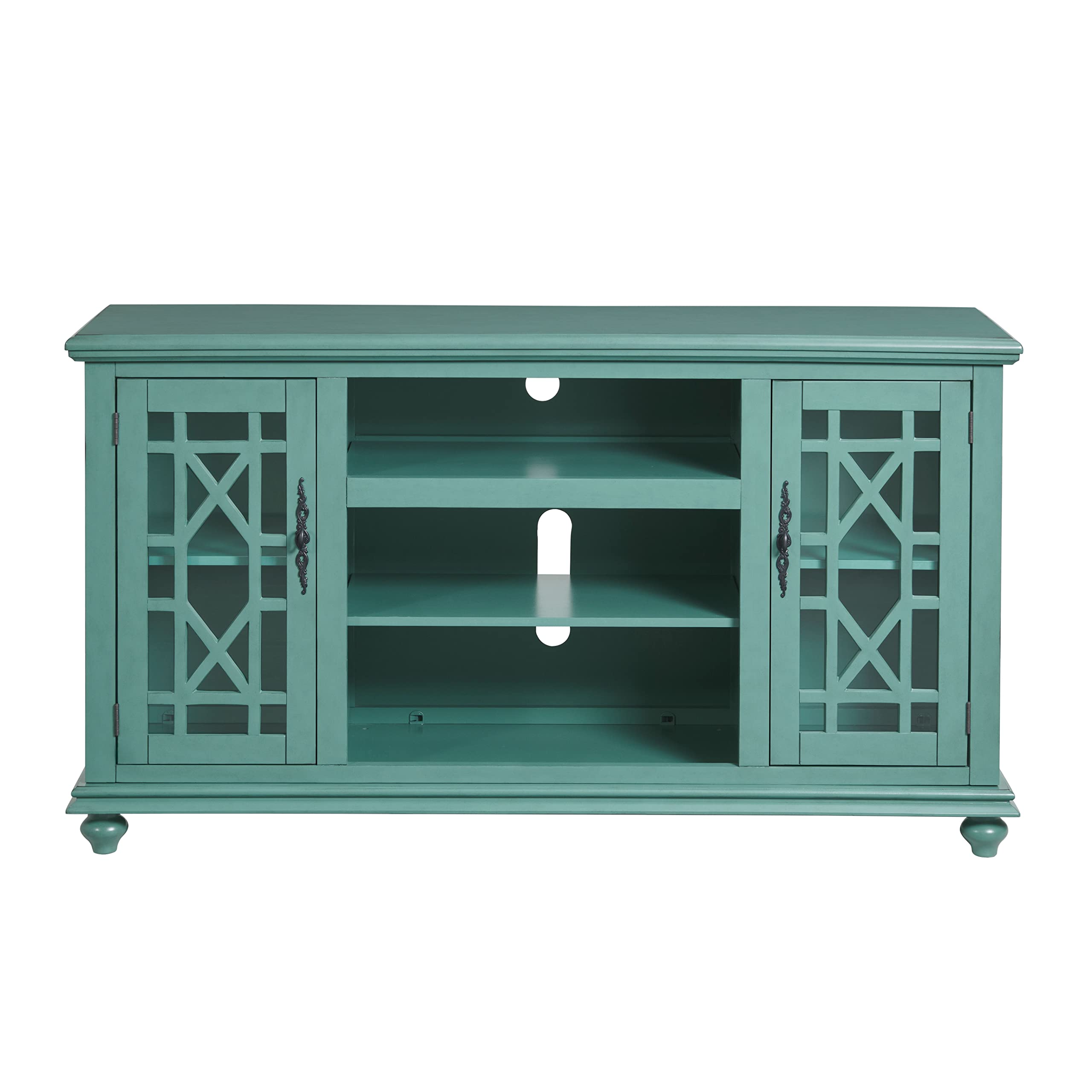 Martin Svensson Home Elegant Antique Teal 2 Door 63" TV Stand