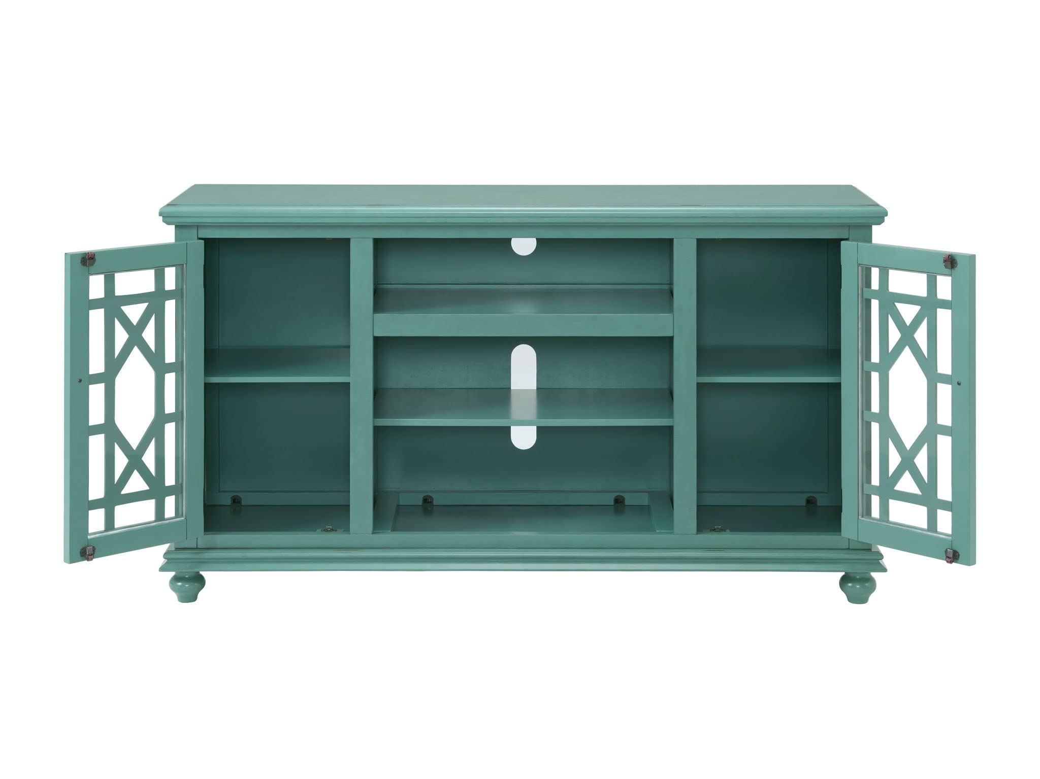 Martin Svensson Home Elegant Antique Teal 2 Door 63" TV Stand