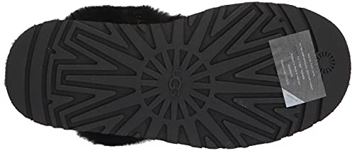UGG Women's Disquette Slipper, Black, 8
