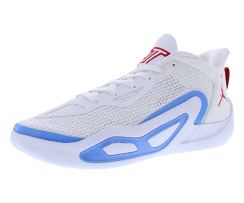 Jordan Boy's Tatum 1 (Big Kid) White/University Red/University Blue 6.5 Big Kid M