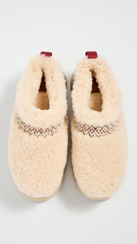UGG Women's Tazz Ugg Braid Slipper, Natural, 7
