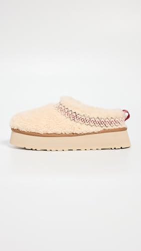 UGG Women's Tazz Ugg Braid Slipper, Natural, 7