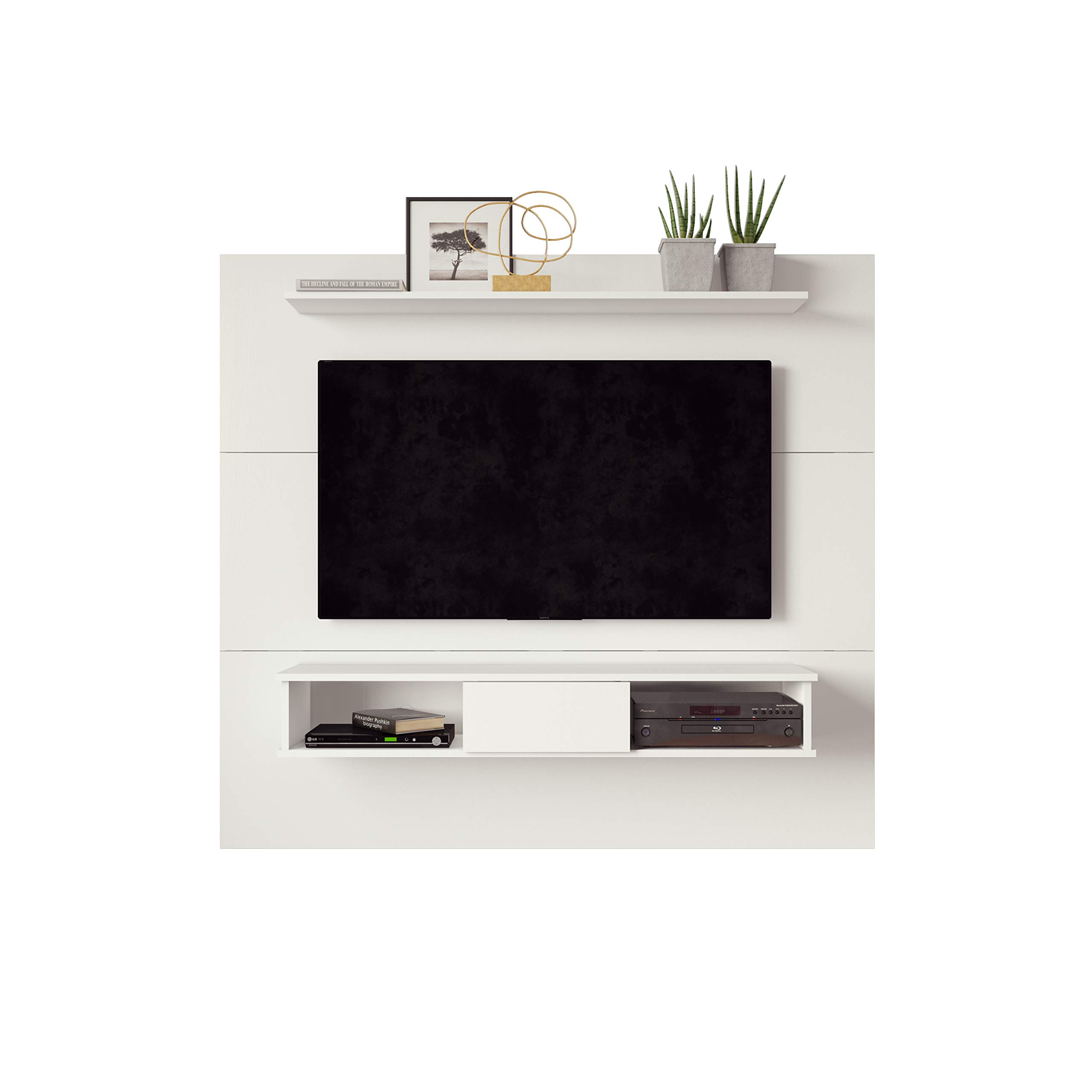 Midtown Concept 2-shelf 70-inch TV Board, White