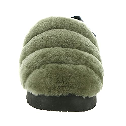 UGG Women's Super Fluff Slipper, Burnt Olive, 9