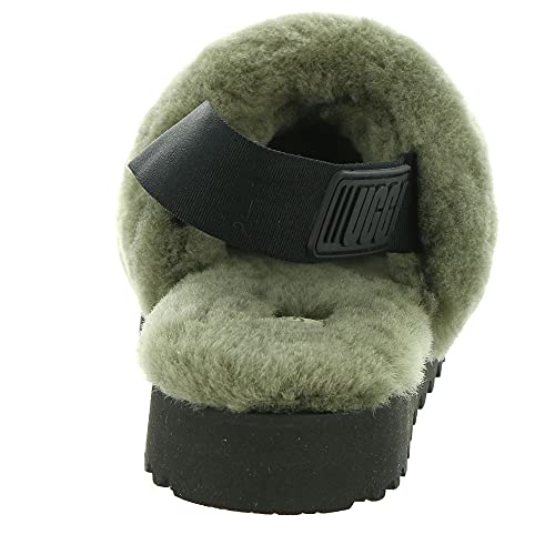 UGG Women's Super Fluff Slipper, Burnt Olive, 9