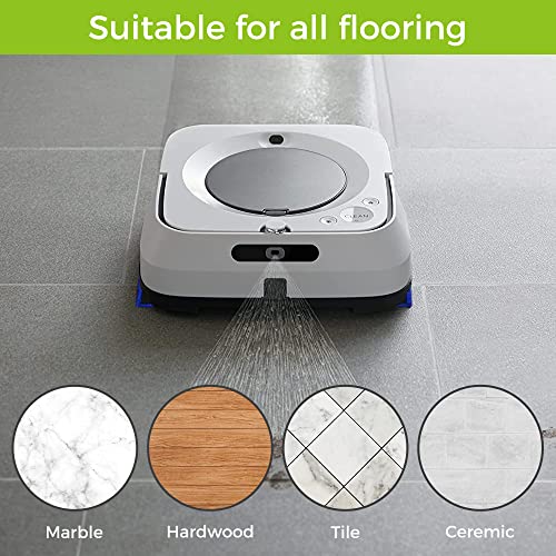 KVLZ Mop Pad Accessories for iRobot Braava Jet m6 Series Ultimate Robot Mop,Upgrade M6 Wet mop mat Washable and Reusable Robot Wet Mopping Pad Replacement Parts(Blue -4 Pack)