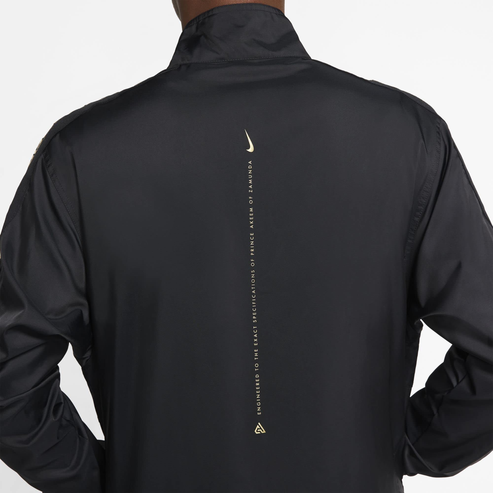 Nike Giannis Coming to America Freak 1 Full Zip Black Track Jacket - Men's Large