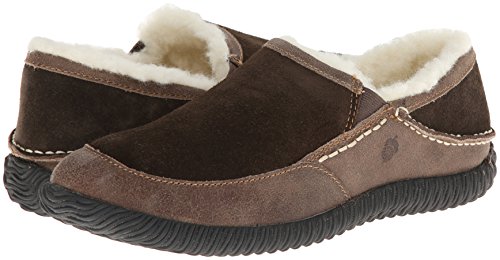 Acorn Men's Rambler Moc Slipper, Chocolate, 11 Standard US Width US