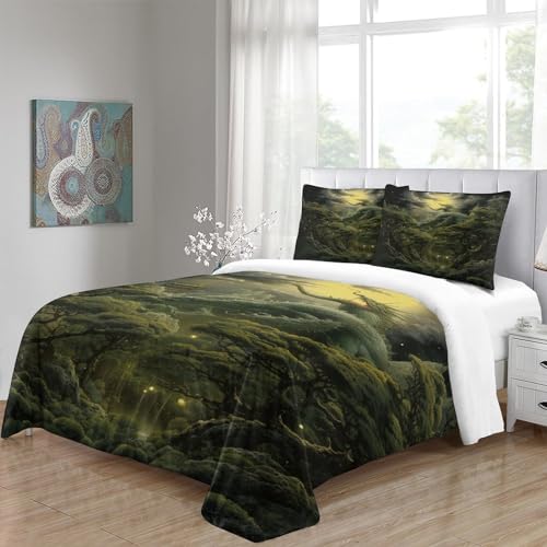 SHEYLE Dragon Bedding Full for Kids Bed Set 3D Duvet Cover with Quilt Cover for Boys Room Decor with Pillowcase Twin(173x218cm)