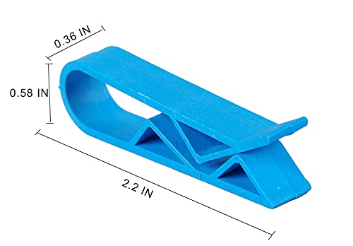 20Pcs Plastic Kitchen Garbage Bin Clip, Washroom Trash Can Bag Clips, Waste Basket Garbage Bin Clamp,Rubbish Bag Clip,Sturdy Anti-Slip Fixation Clip Holder