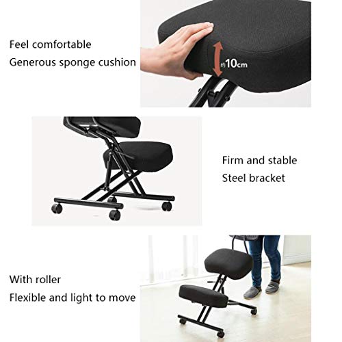 Kneeling chair Home Office Chairs Adult Student Sitting Posture Correction seat Lifting Chair Office Study Chair Home Computer Chair Ergonomic Chair with Roller