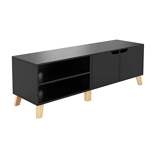 GVVDLW TV Media Console, TV Stand, TV Unit, Small Entertainment Center and Display Cabinet for Living Room
