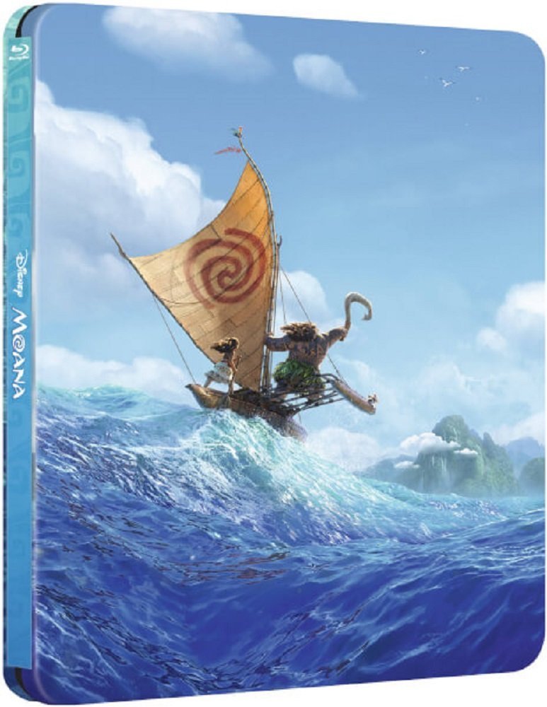 Podcast-Moana Steelbook 2017 3D Includes 2D Version Uk Exclusive Limited Edition Steelbook Blu-1 region Free