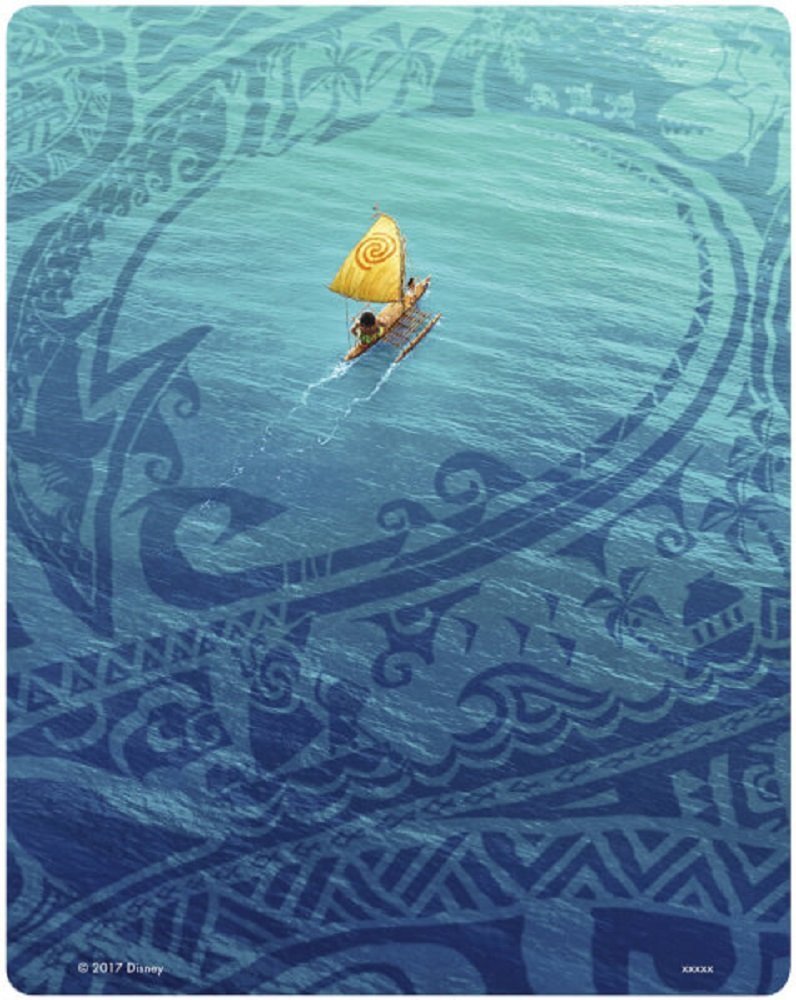 Podcast-Moana Steelbook 2017 3D Includes 2D Version Uk Exclusive Limited Edition Steelbook Blu-1 region Free