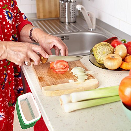 Lunies Over The Cabinet Plastic Trash Bag Holder for Kitchen, RV,Bathroom, Dorm Room, Office 8.6"x 4.9"
