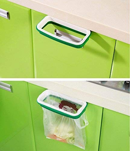 Lunies Over The Cabinet Plastic Trash Bag Holder for Kitchen, RV,Bathroom, Dorm Room, Office 8.6"x 4.9"