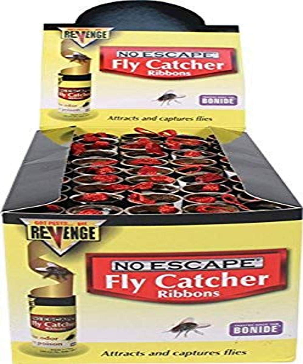 BONIDE PRODUCTS-ROXIDE 917501 Revenge No Escape Fly Catcher Ribbons (100 Per Box)