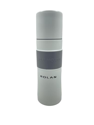 ROLAN Stainless Steel Automation Self Drink Mate - Thermos, Mate Cup and Bombilla All in One, Effortlessly Enjoy Yerba Anywhere 750ML (Blanco)