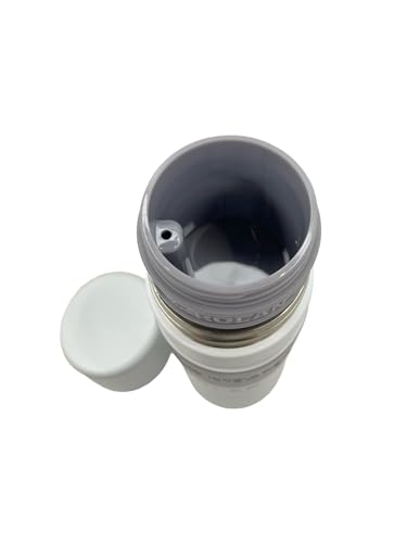 ROLAN Stainless Steel Automation Self Drink Mate - Thermos, Mate Cup and Bombilla All in One, Effortlessly Enjoy Yerba Anywhere 750ML (Blanco)