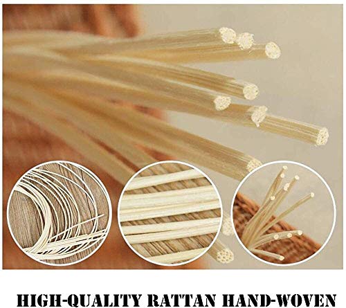 garbage can Rattan Trash Can Kitchen Round Step Trash Can With Lid Removable Inner Buckets,mini Bamboo Pedal Garbage Bin For Livingroom Kitchen Trash Cans ( Color : B , Size : 19x19x28cm(7x7x11inch) )