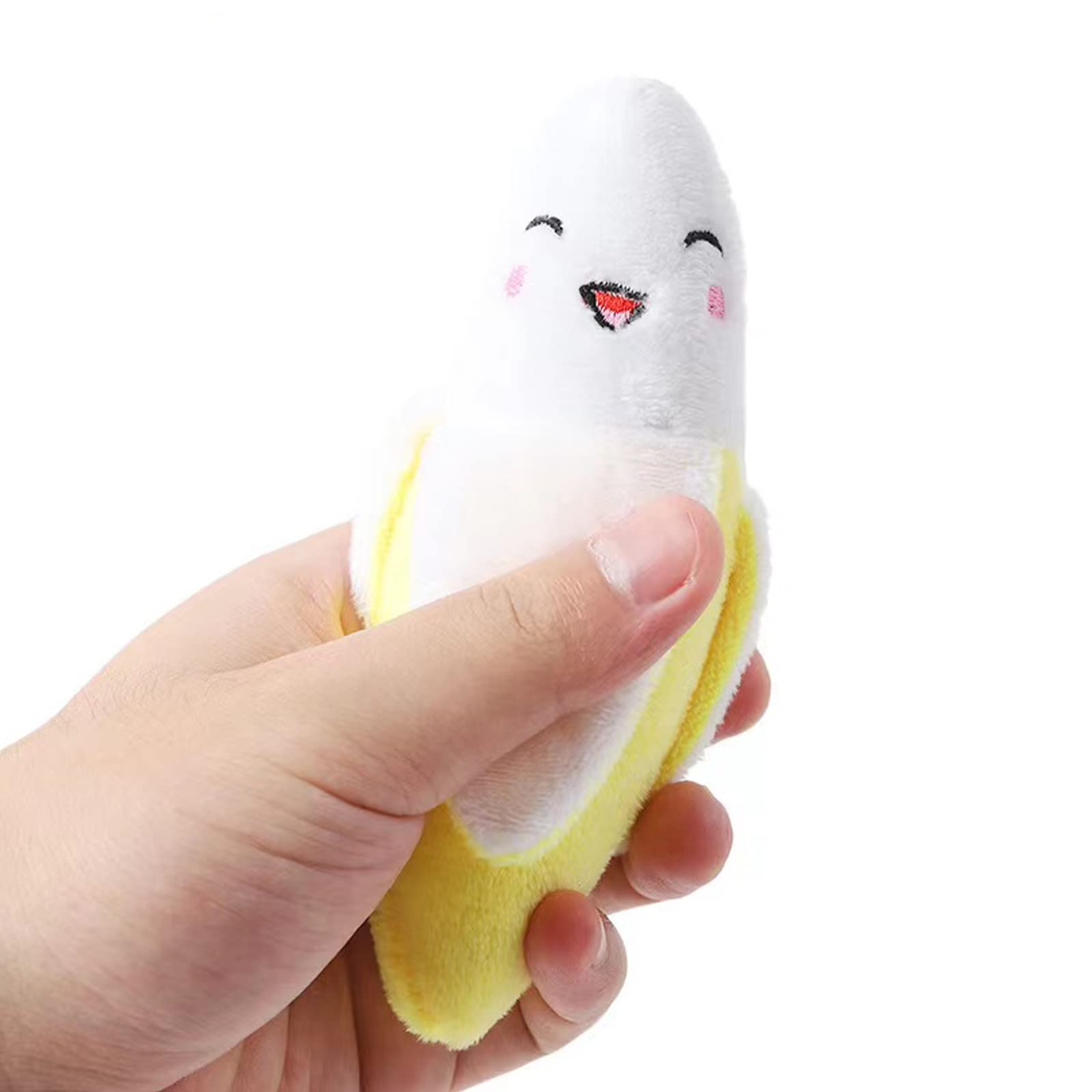 jeeone Banana Dog Toys Squeaky Chewing Toys Tooth Cleaning Dog Supplies,Bite-Resistant Golden Retriever Teddy Pets, etc, Dog Training, Sofa Damage Prevention, Banana ​Pet Toys