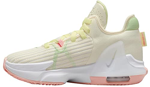 Nike Lebron Witness VI (Big Kid) Coconut Milk/Polarized Blue/Vapor Green 4 Big Kid M