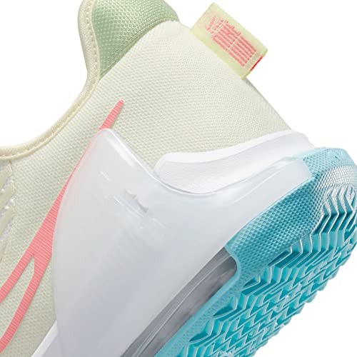 Nike Lebron Witness VI (Big Kid) Coconut Milk/Polarized Blue/Vapor Green 4 Big Kid M